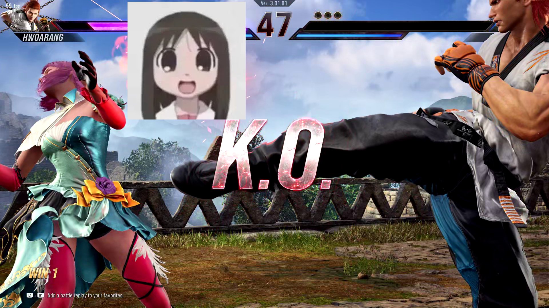 TekkenMods - 1 in 3 chance of Alisa saying "OH MY GAH!" in KO