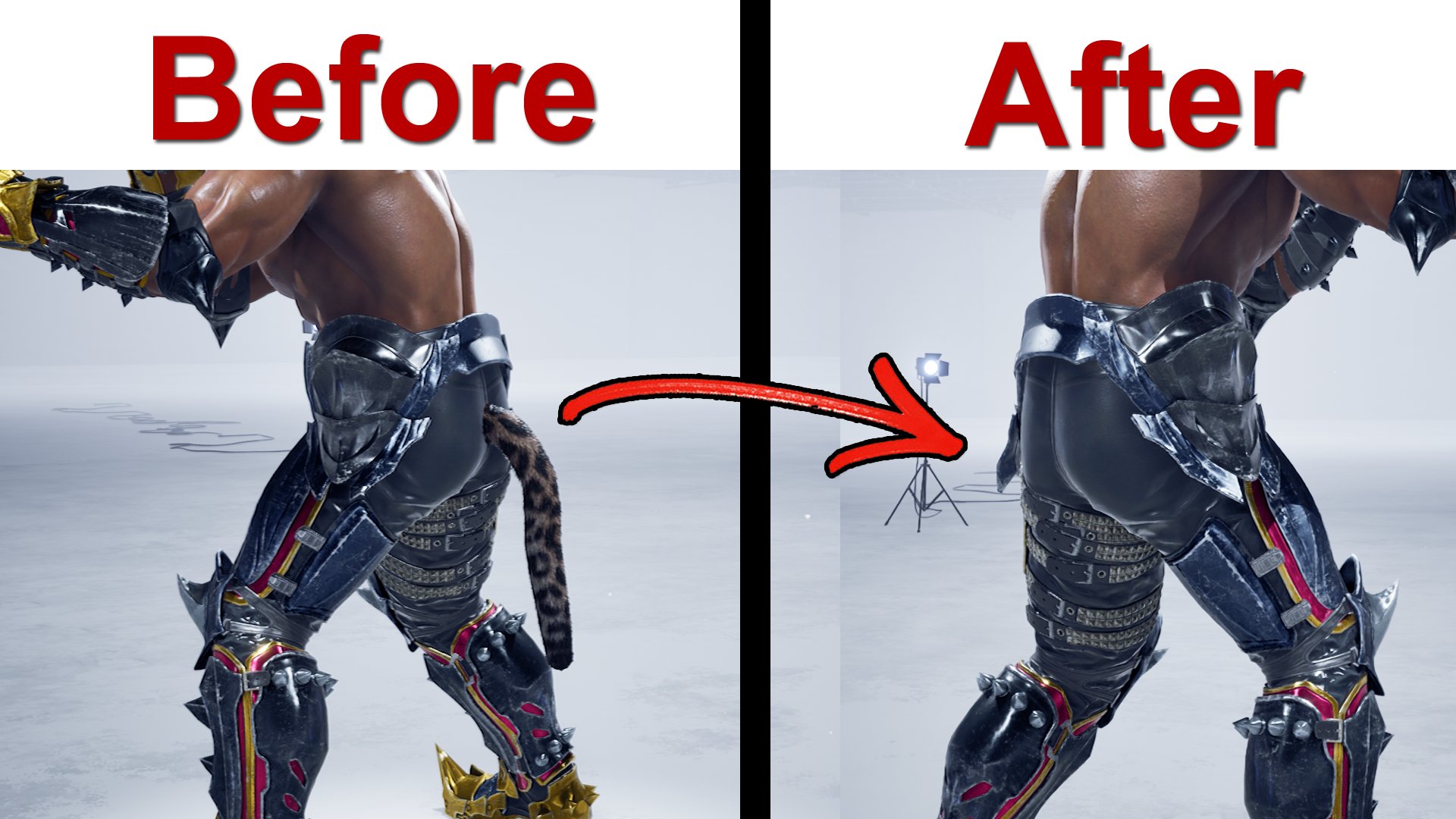 TekkenMods - Armor King – Tail Removal Mod (Tekken 8)