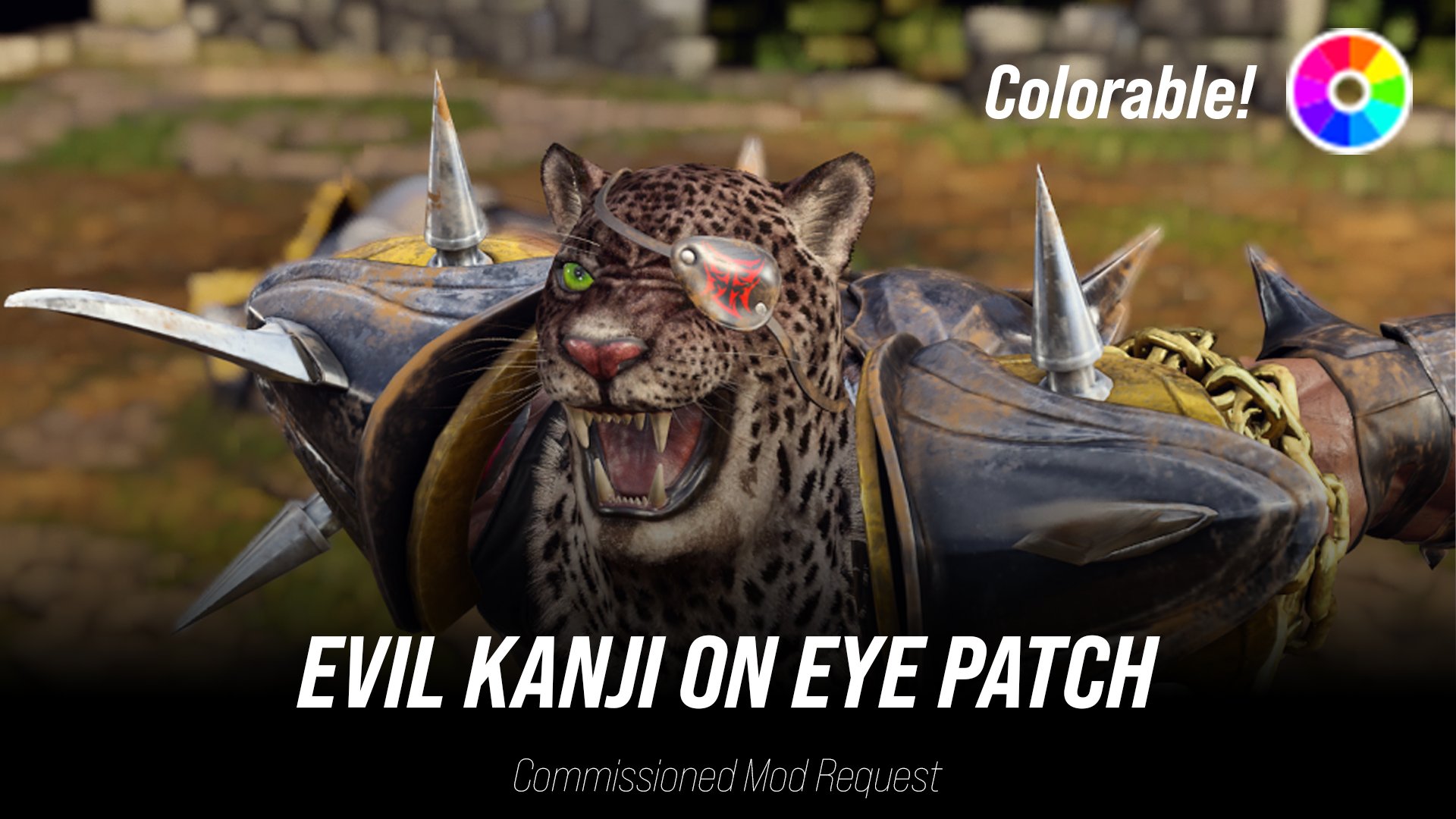 TekkenMods - Evil Kanji on AK's Eye Patch