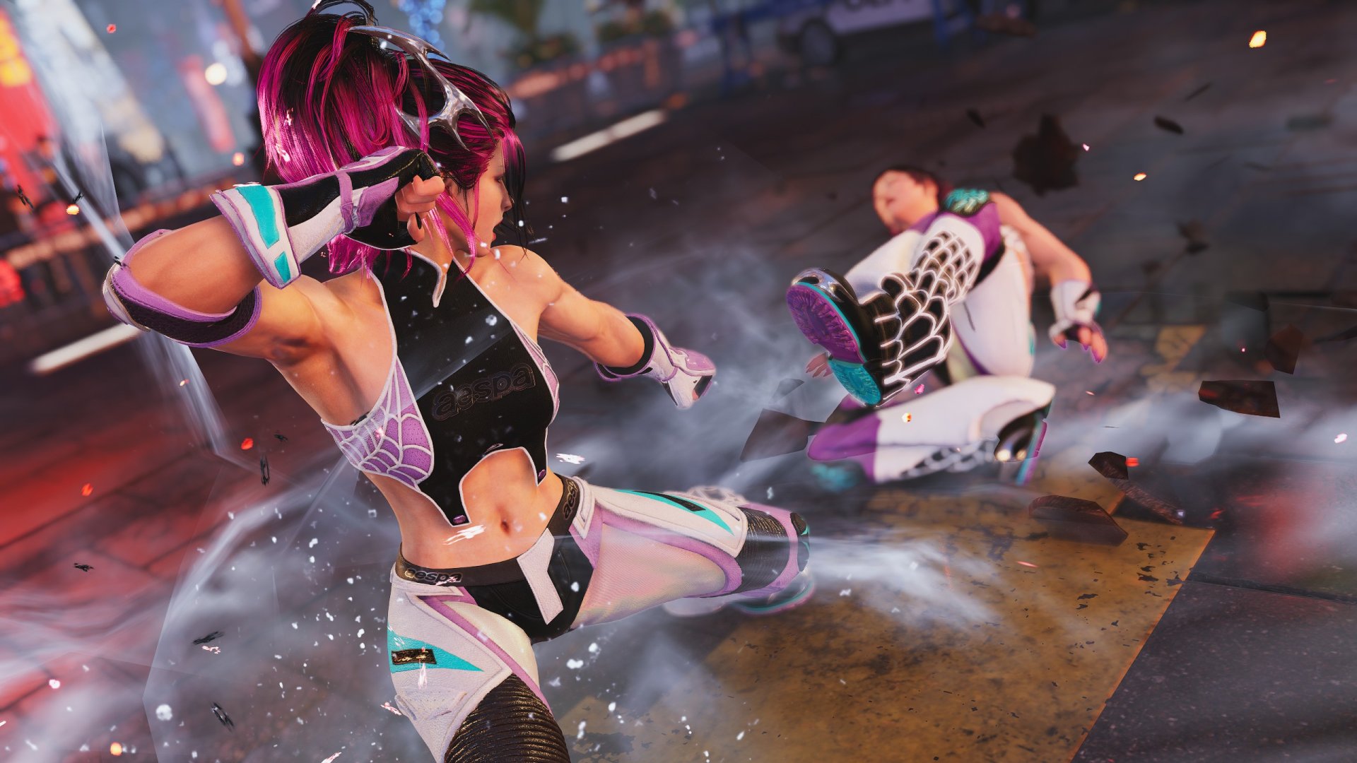 TekkenMods - SF6 Juri Costume 4 for Asuka, Jun, Lidia, Lili and Reina