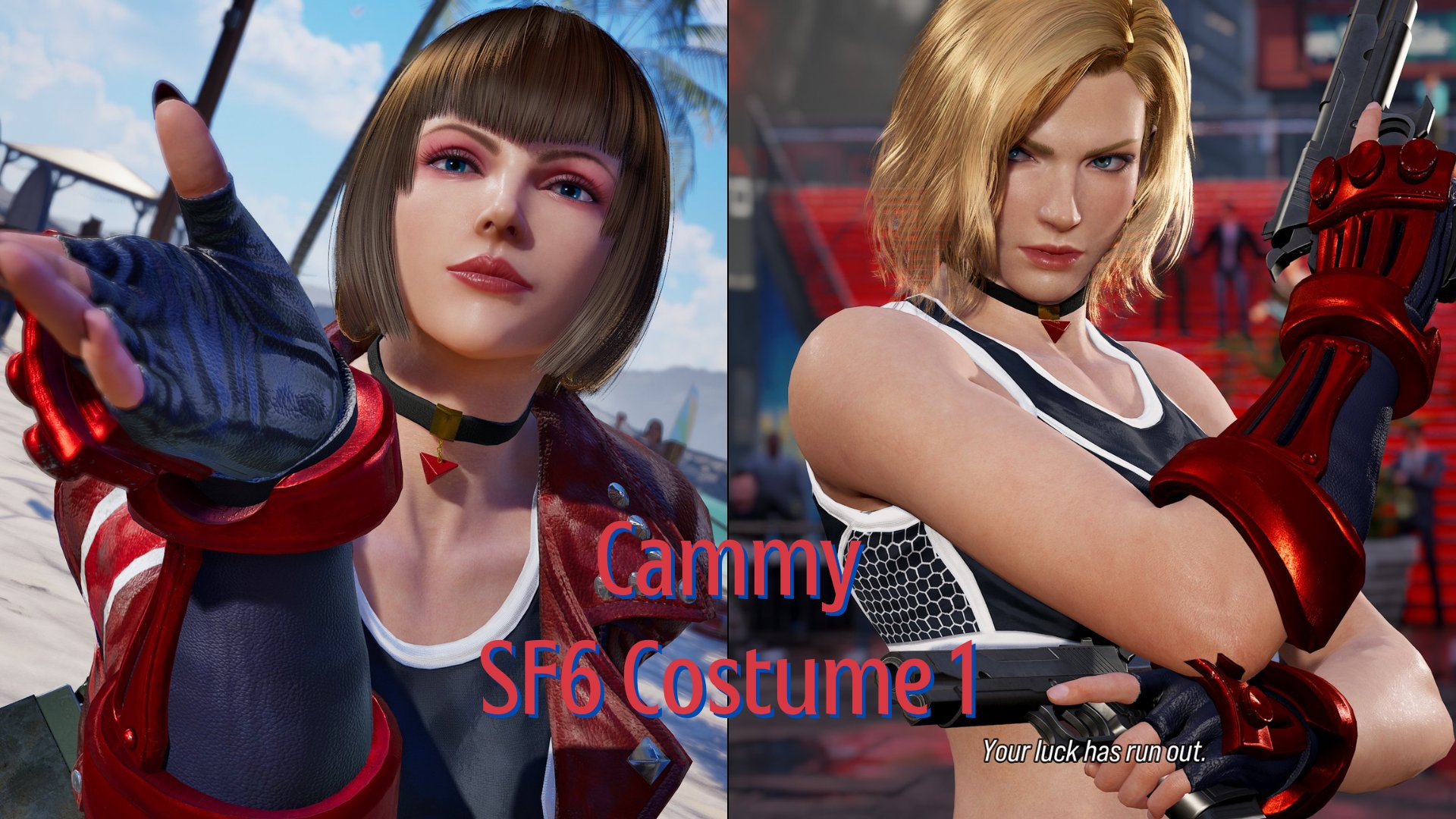 TekkenMods - SF6 Cammy Costume 1 for Tekken Girls Part 1