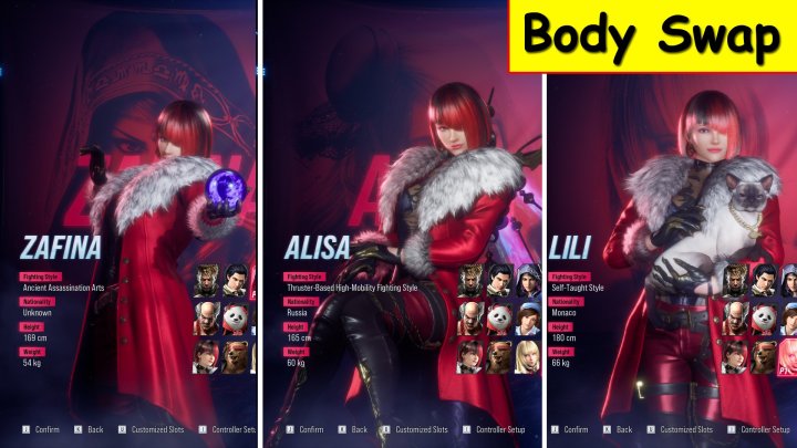TekkenMods - All Girls Body Swap to Anna P1