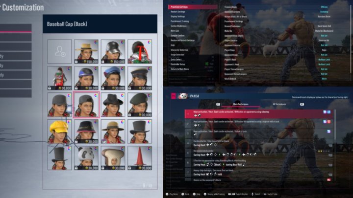 TekkenMods - T8 Transparent Menu Backgrounds