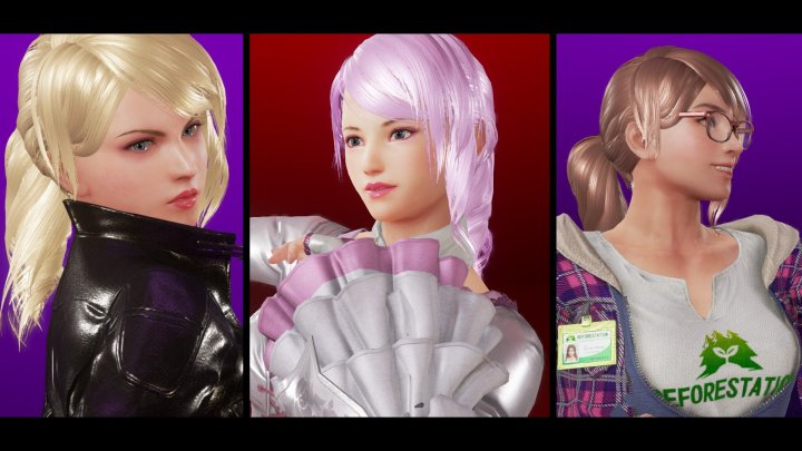 TekkenMods - Curled ponytail for female characters + Leo