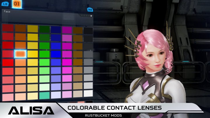 TekkenMods - Colorable eyes for Alisa