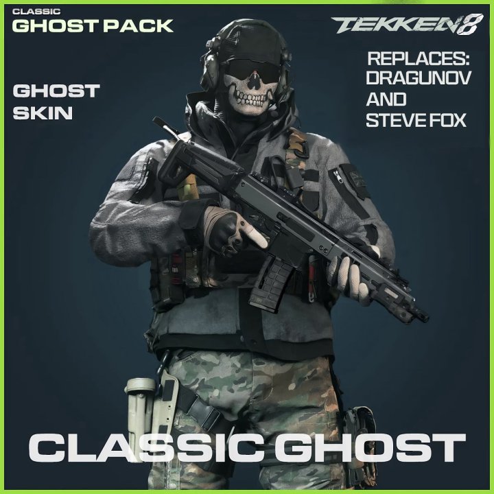 TekkenMods - Call of Duty: MWII(2022) Classic Ghost | Steve Fox and ...