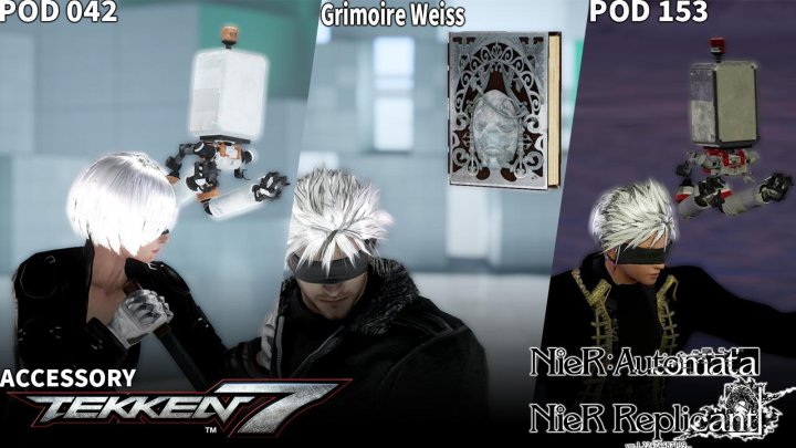TekkenMods - Nier Automata/Replicant Pod, Grimoire Weiss