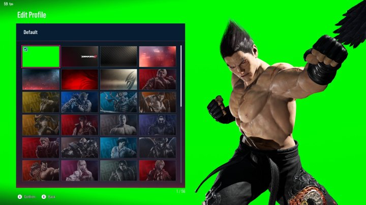 TekkenMods - Green Screen For Profile