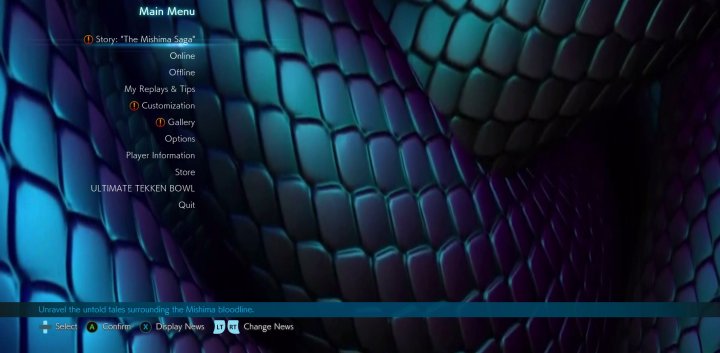 TekkenMods - Snake Main Menu USM Mod