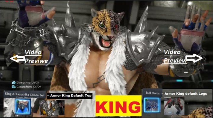 TekkenMods - [Updated] King Double mask Mod (cool king mod)