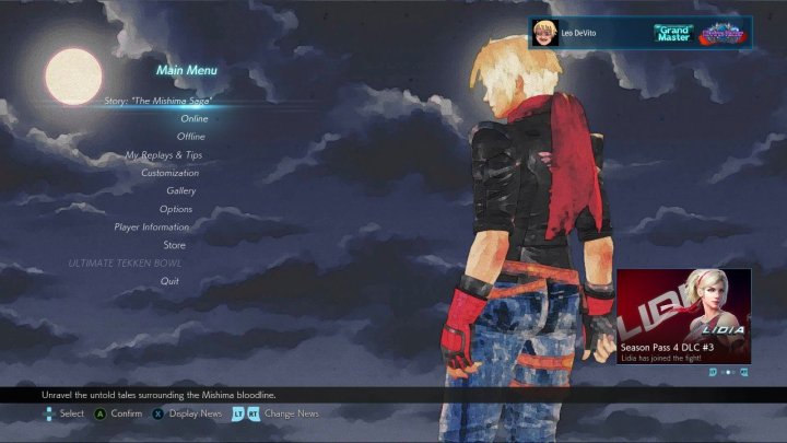 Tekkenmods Leo Themed Main Menu Usm