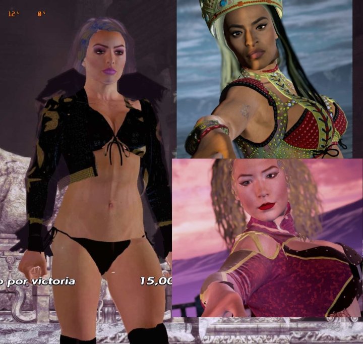 TekkenMods - master raven wwe raw divas