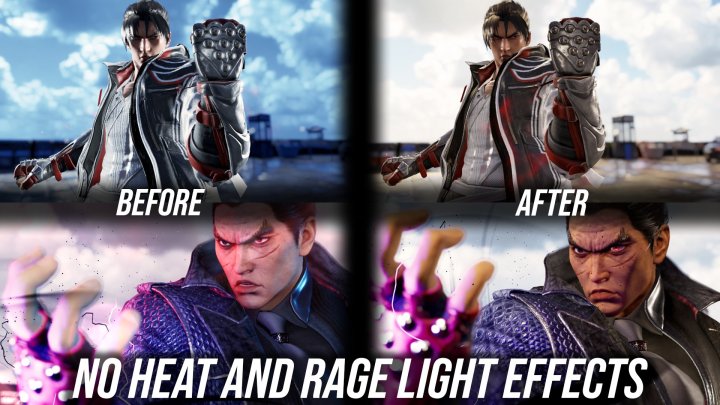 TekkenMods - No Heat and Rage Light Effects