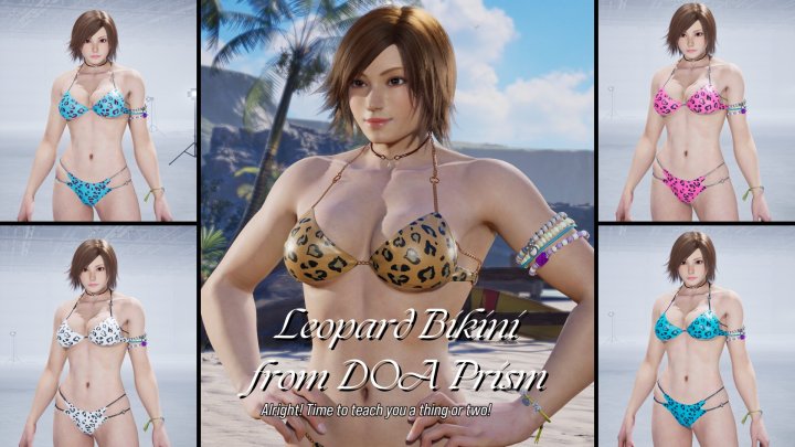 TekkenMods - DOA Prism Leopard Bikini for Asuka