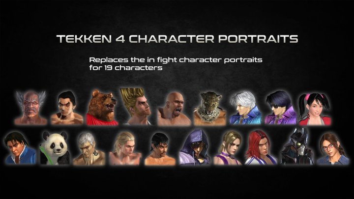 TekkenMods - Tekken 4 Character Portraits X