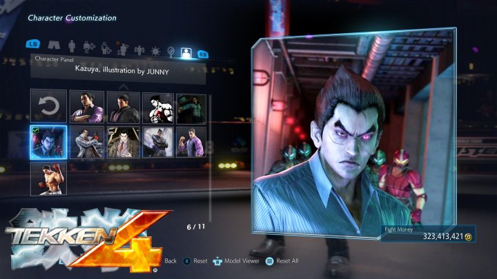 TekkenMods - Tekken 4 Kazyua Panel #2