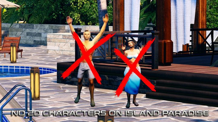 TekkenMods - No 2D Characters on Island Paradise