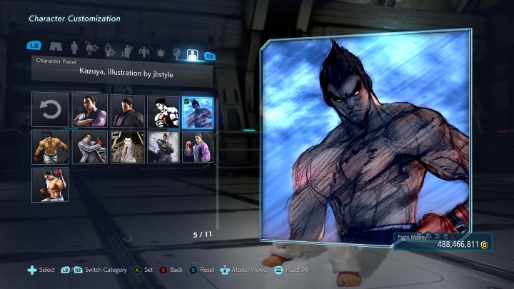 TekkenMods - Tekken 4 Kazuya Art Panel