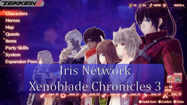 TekkenMods - Iris Network (Menu Theme) - Xenoblade Chronicles 3
