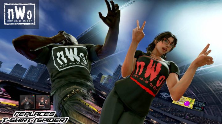 TekkenMods - nWo Tekken T-Shirt [Replaces T-Shirt (Spider)]