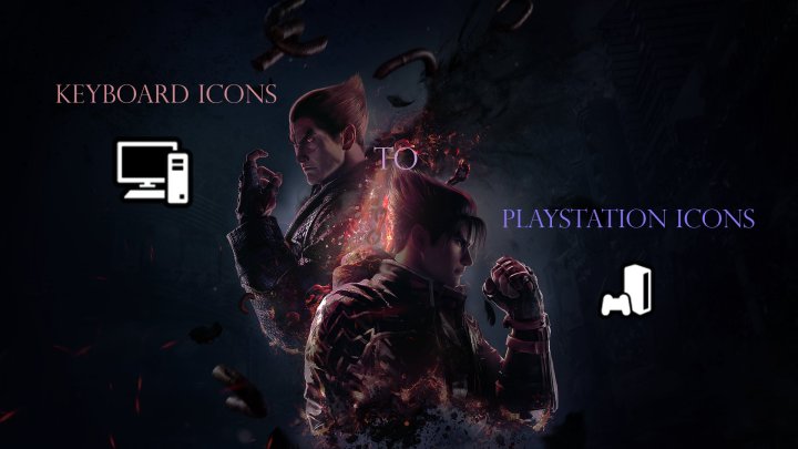 TekkenMods - KeyBoard icons to PlayStation Icons